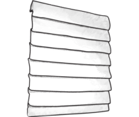 Soft Roman Shades | A Shade Above | Charlotte