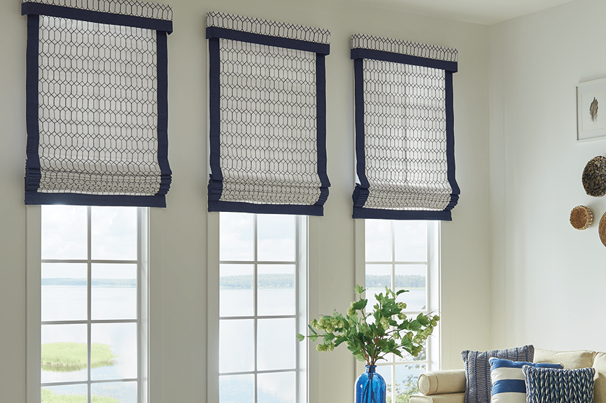 Soft Roman Shades | A Shade Above | Charlotte